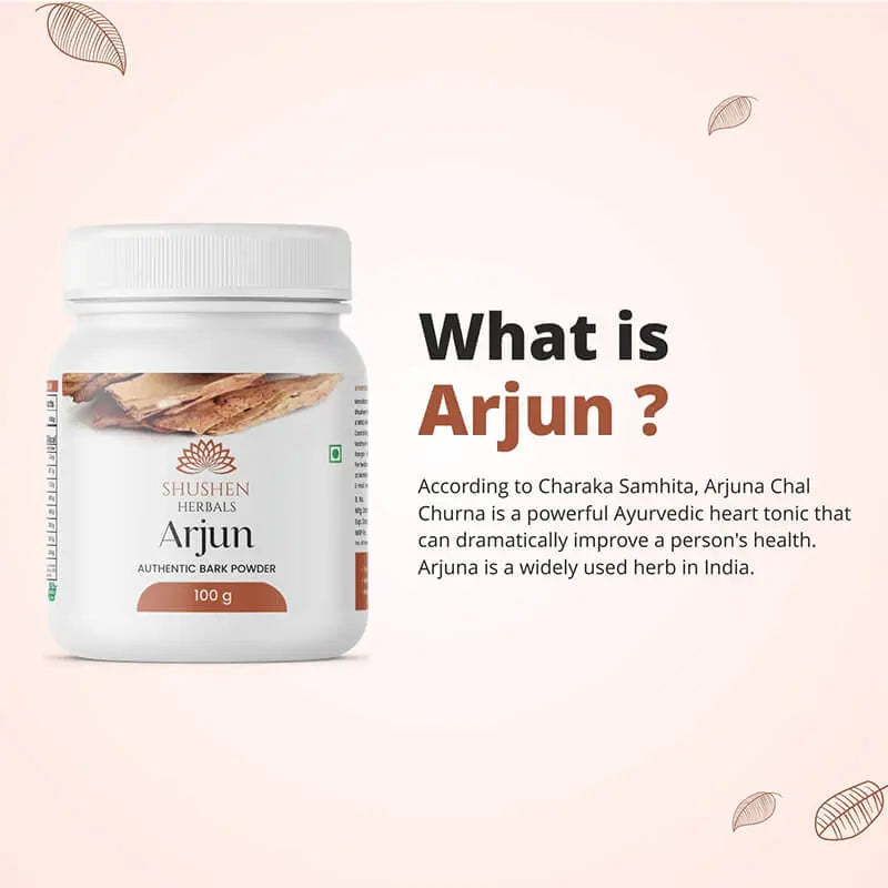 Authentic Arjun Chaal Powder | Ayurvedic Heart Healer | Shushen Herbals