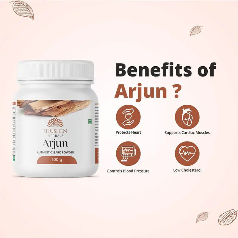 Authentic Arjun Chaal Powder | Ayurvedic Heart Healer | Shushen Herbals